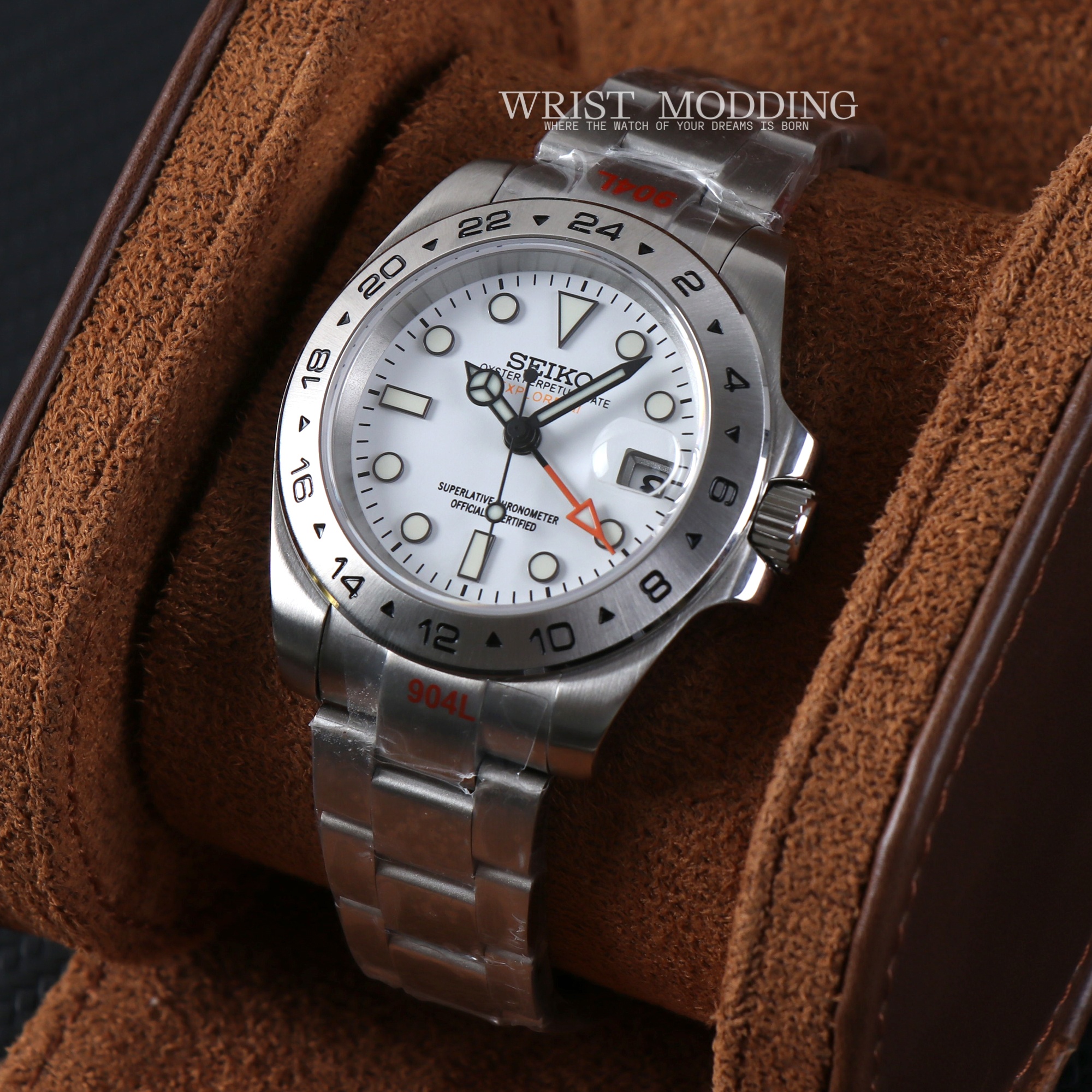 Seiko Explorer 2 MOD GMT NH34