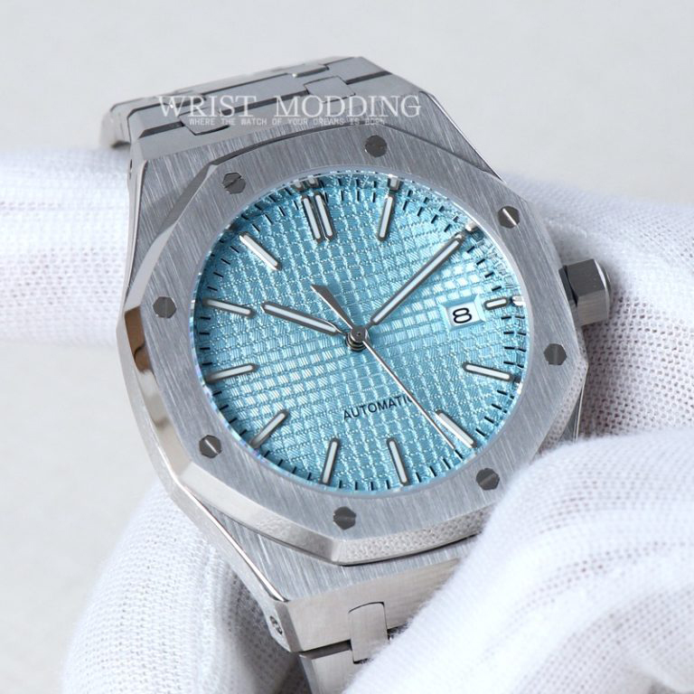 Seiko Royal Oak Blue Dial MOD - SeikOak - Wristmodding